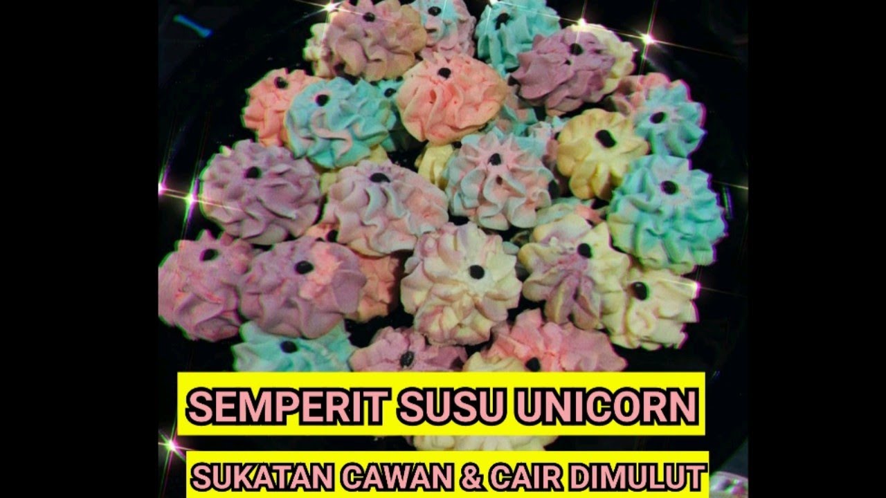 RESEPI SEMPERIT SUSU UNICORN!! SANGAT MUDAH 😊 - YouTube