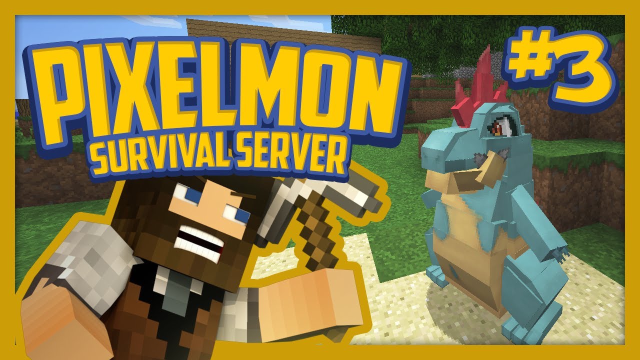Pixelmon Survival Server (Minecraft Pokemon Mod) Lets Play Ep.3 ...