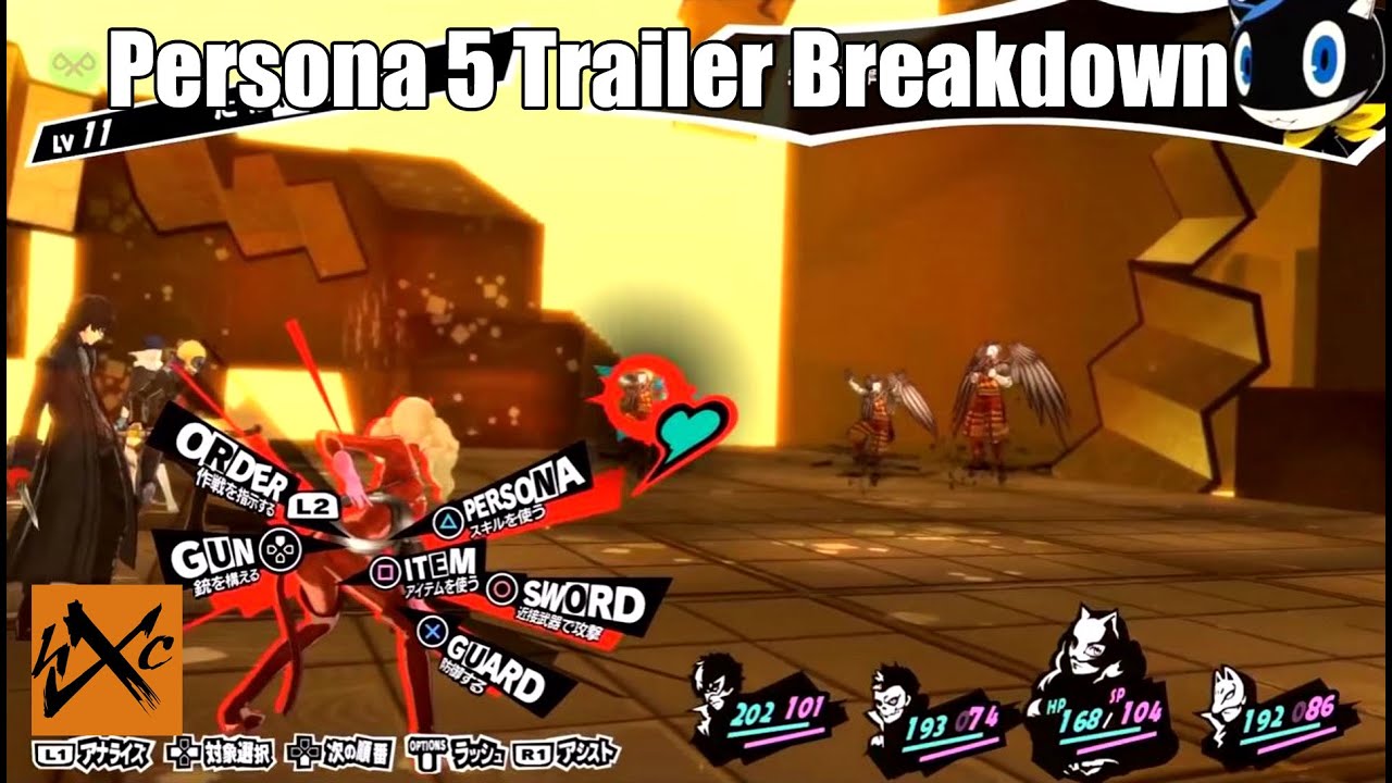 Persona 5 Japanese Trailer Breakdown - YouTube