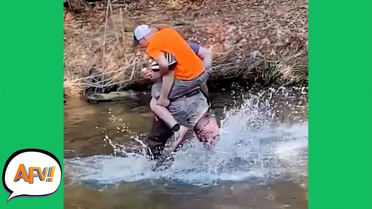 Watch Them BOTH Get SOAKED! 😂 | Funny Life Fails | AFV 2021 - YouTube