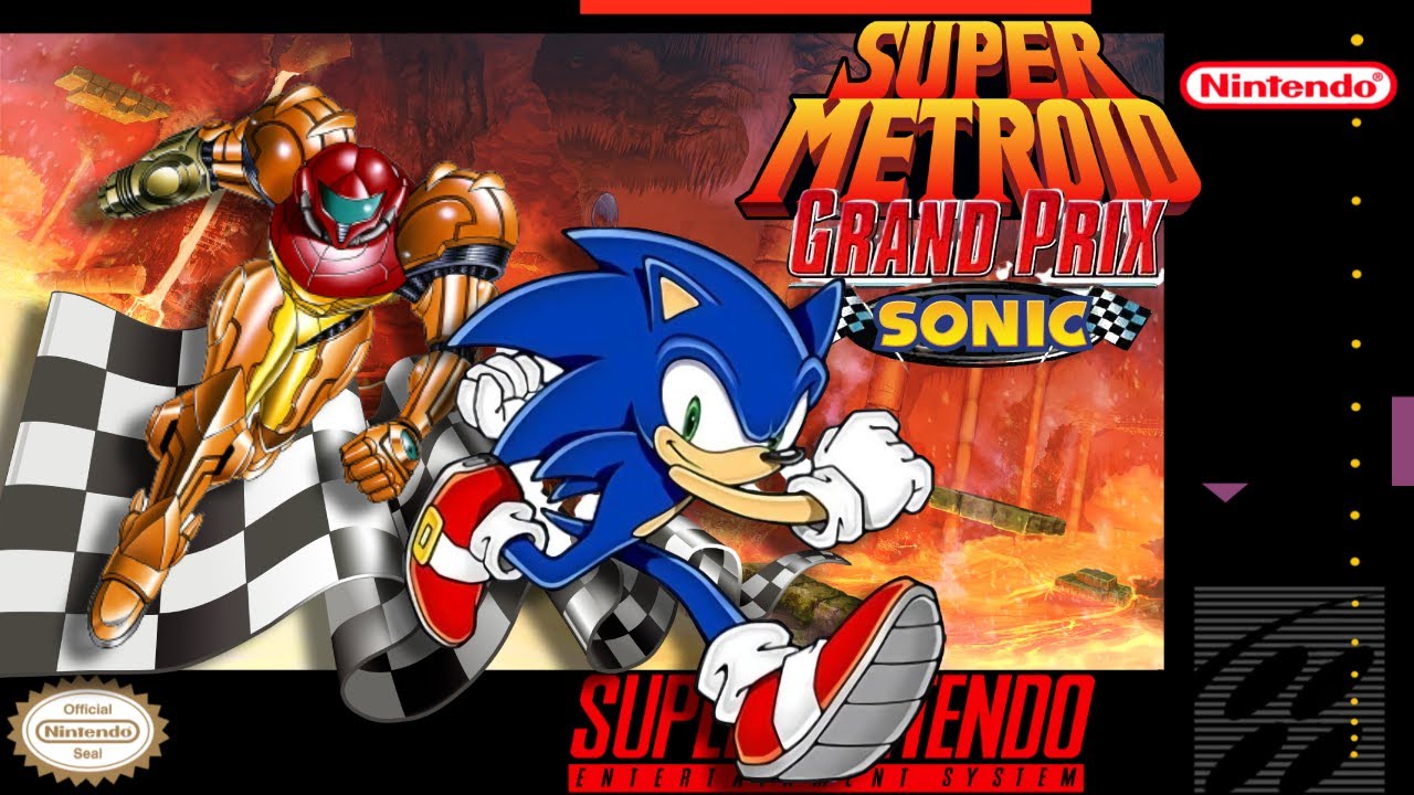 Super Metroid - Grand Prix 2 Playing as Sonic (Hack) SNES - YouTube