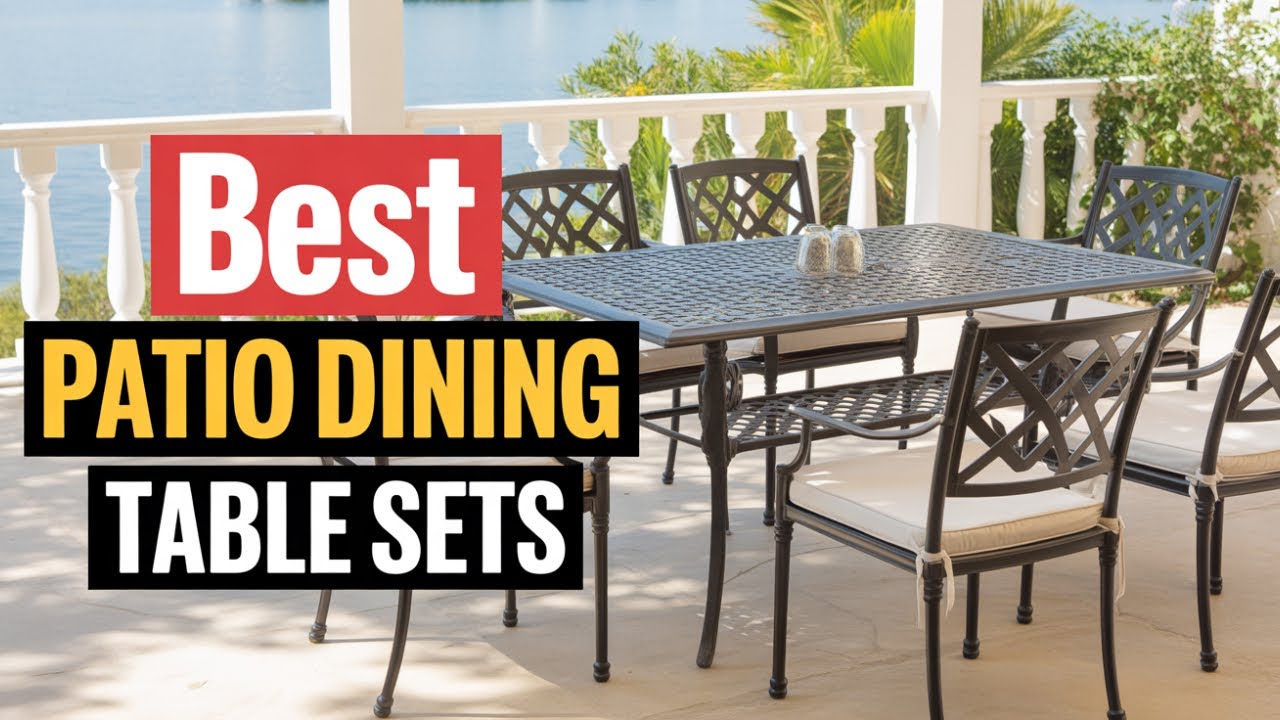 5 Patio Dining Sets That WON'T Rust, Fade, or Wobble in 2025 - YouTube