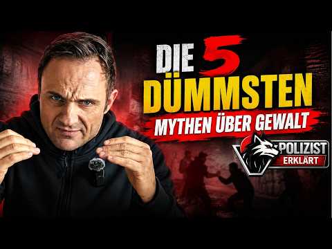 Gefährlicher Unsinn: Polizist zerstört 5 Gewalt-Mythen