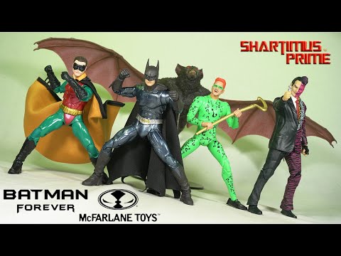 DC Multiverse Batman Forever Build A Bat Wave Robin Riddler and Two ...