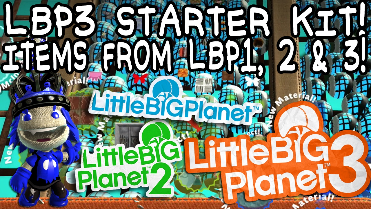 LittleBigPlanet 3 Starter Kit: Get tons of items from LBP1, 2 and 3 ...
