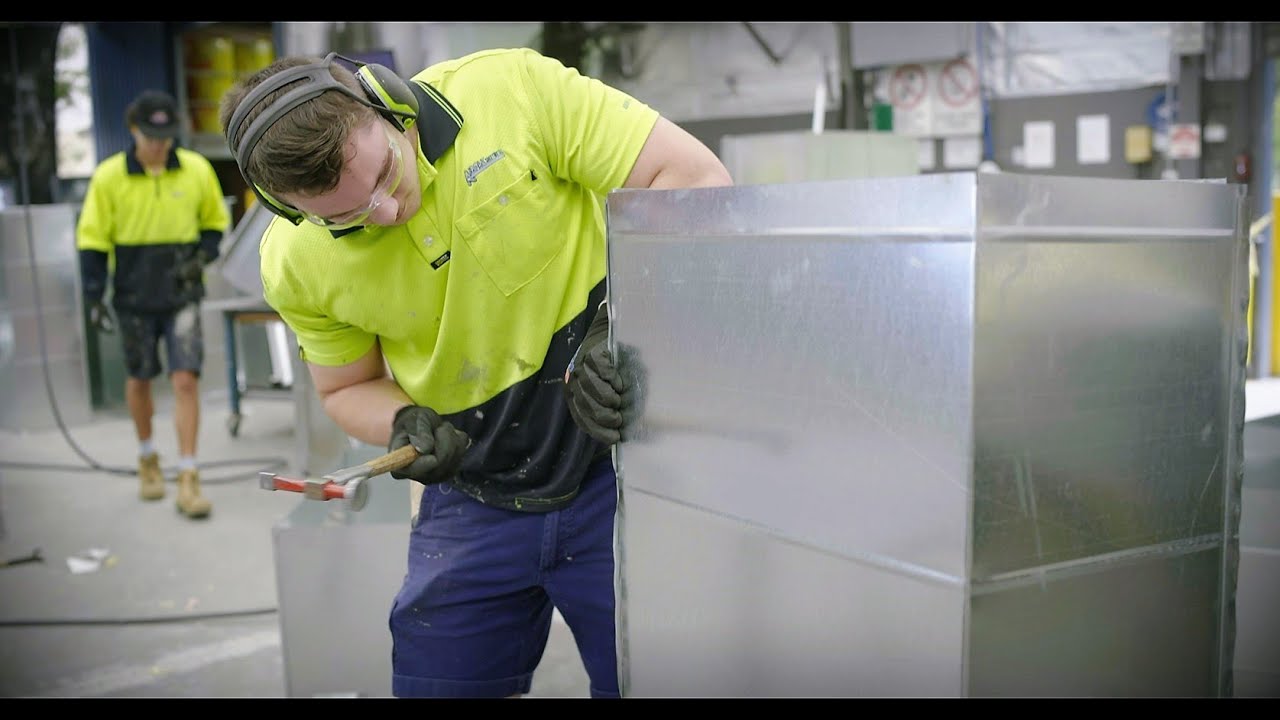 Airpak Sheetmetal - simply beautiful ductwork! - YouTube