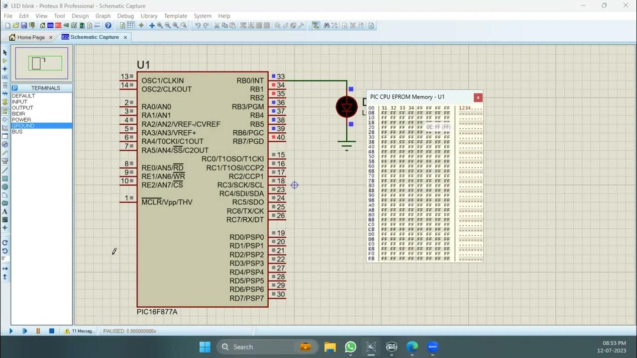 Class 30 Part 2 Internal EEPROM read and write program - YouTube