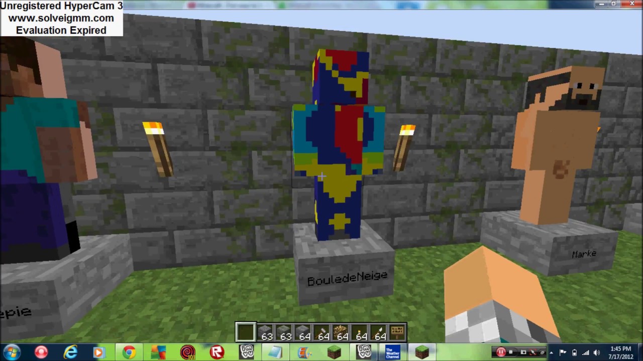 Hall of fame -minecraft - YouTube