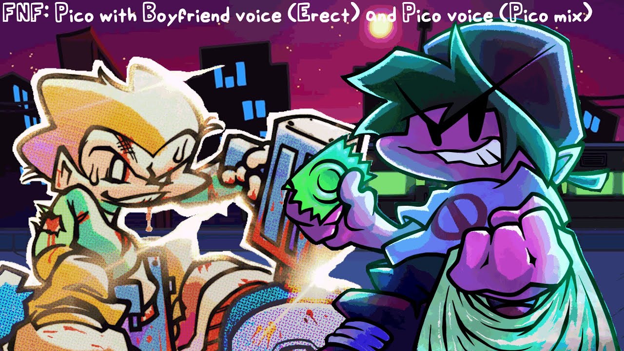 Friday Night Funkin': Pico with Boyfriend voice (Erect) and Pico voice ...