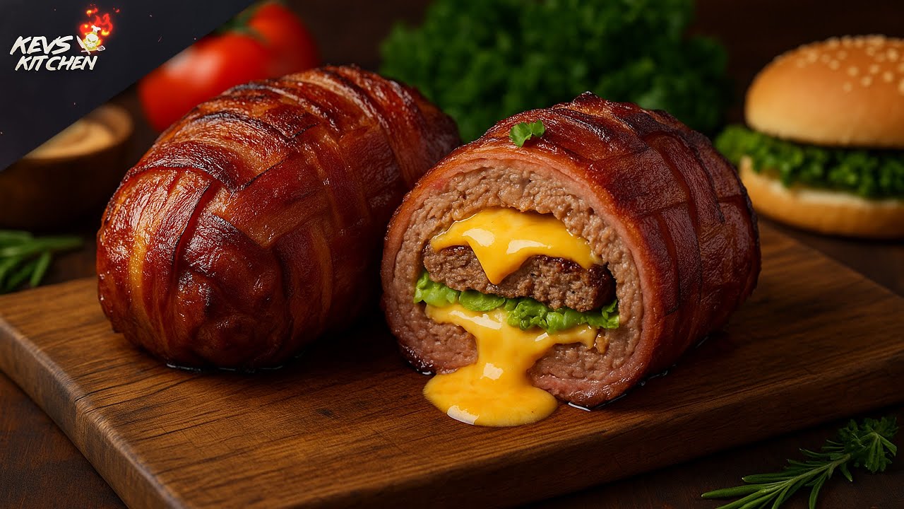 Mega Bacon Bomb Bigmac Style | Kevs Kitchen - YouTube