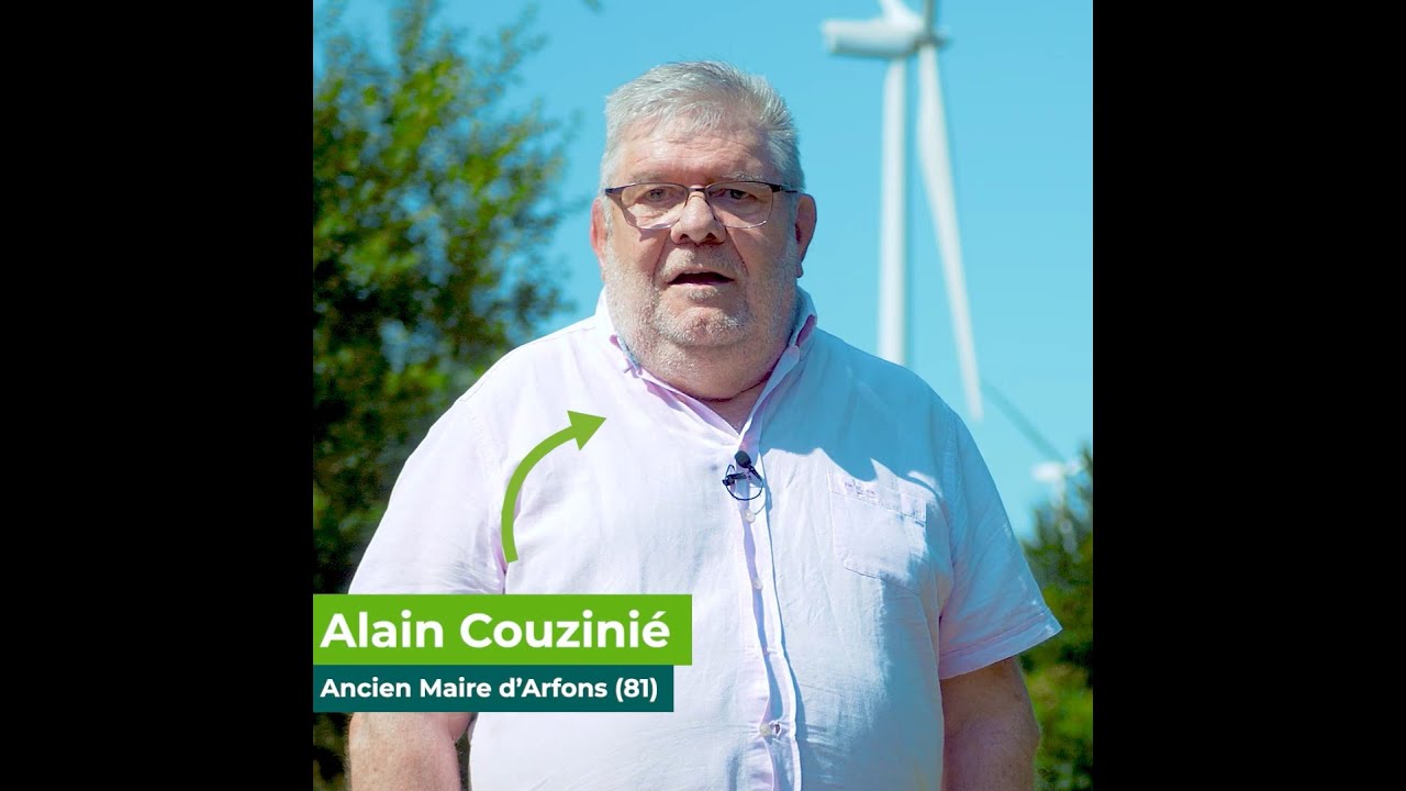 Interview d'Alain Couzinié | Parc éolien d'Arfons (81) - YouTube