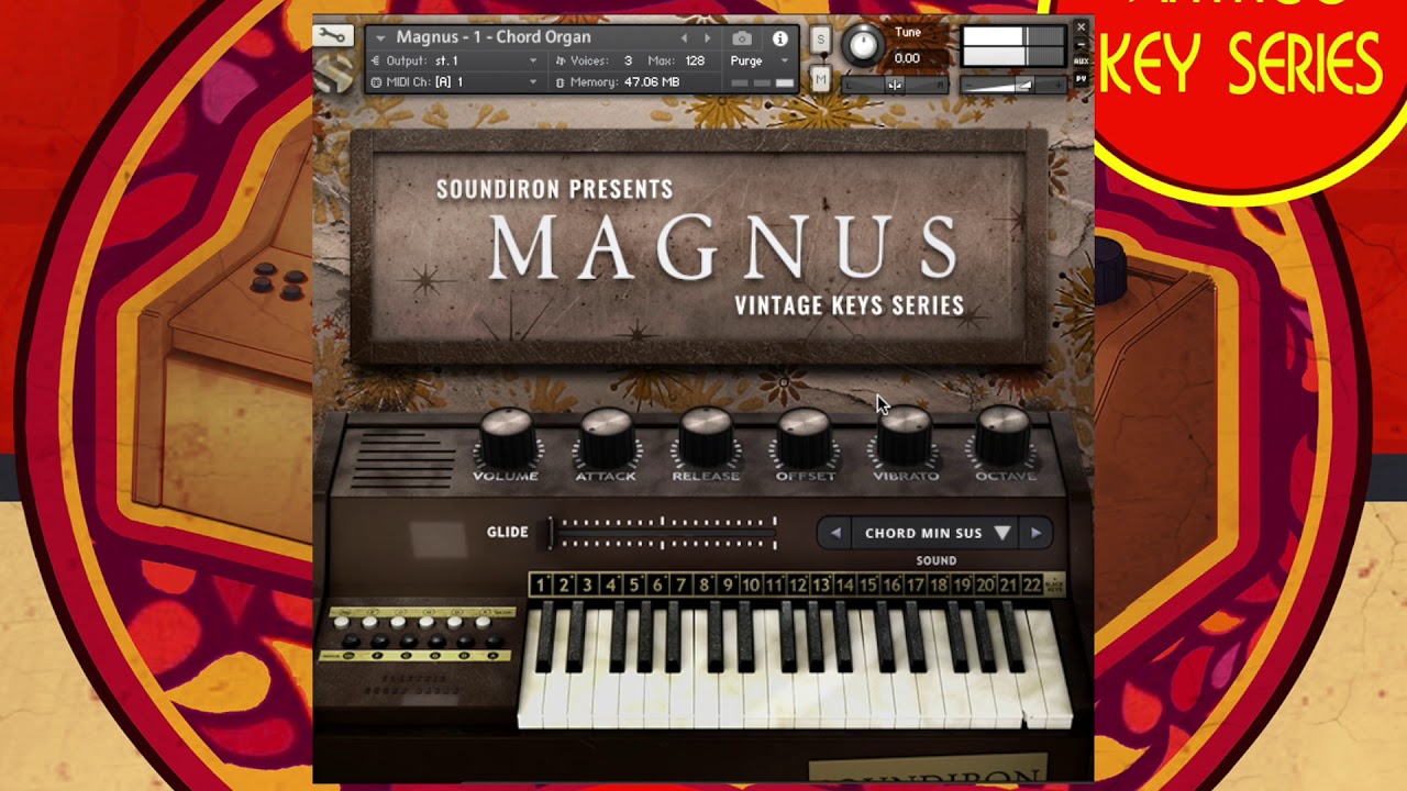 Soundiron - Magnus Chord Organ Walk-Through - YouTube