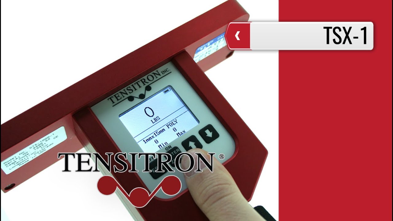 TENSITRON STX-1 - Digital Strap Tension Meter (product presentation ...
