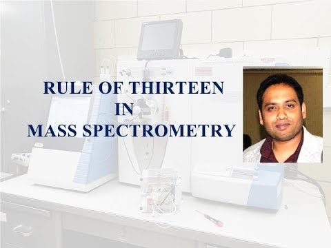 Part 8: Rule of Thirteen (13) in Mass Spectrometry for CSIR NET/GATE ...