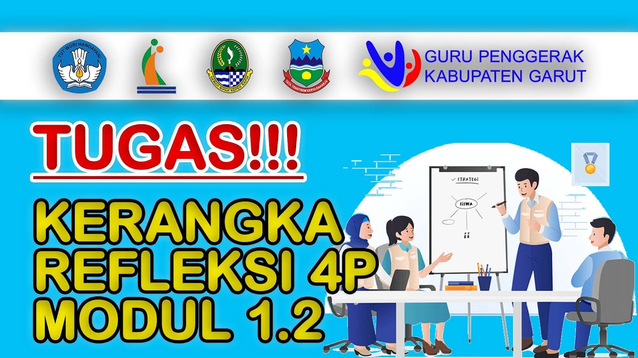 Kerangka Refleksi 4P Modul 1.2 (Guru Penggerak) - YouTube