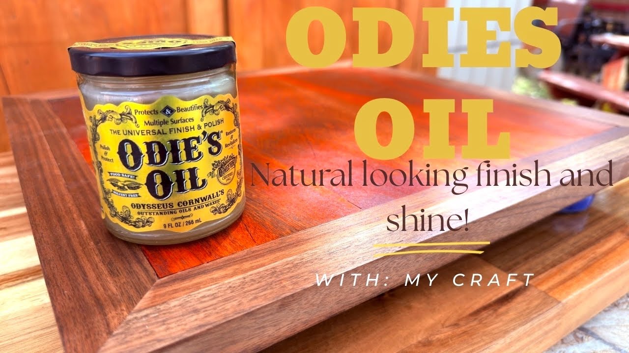 A Quick Look at Odies oil wood finish. - YouTube