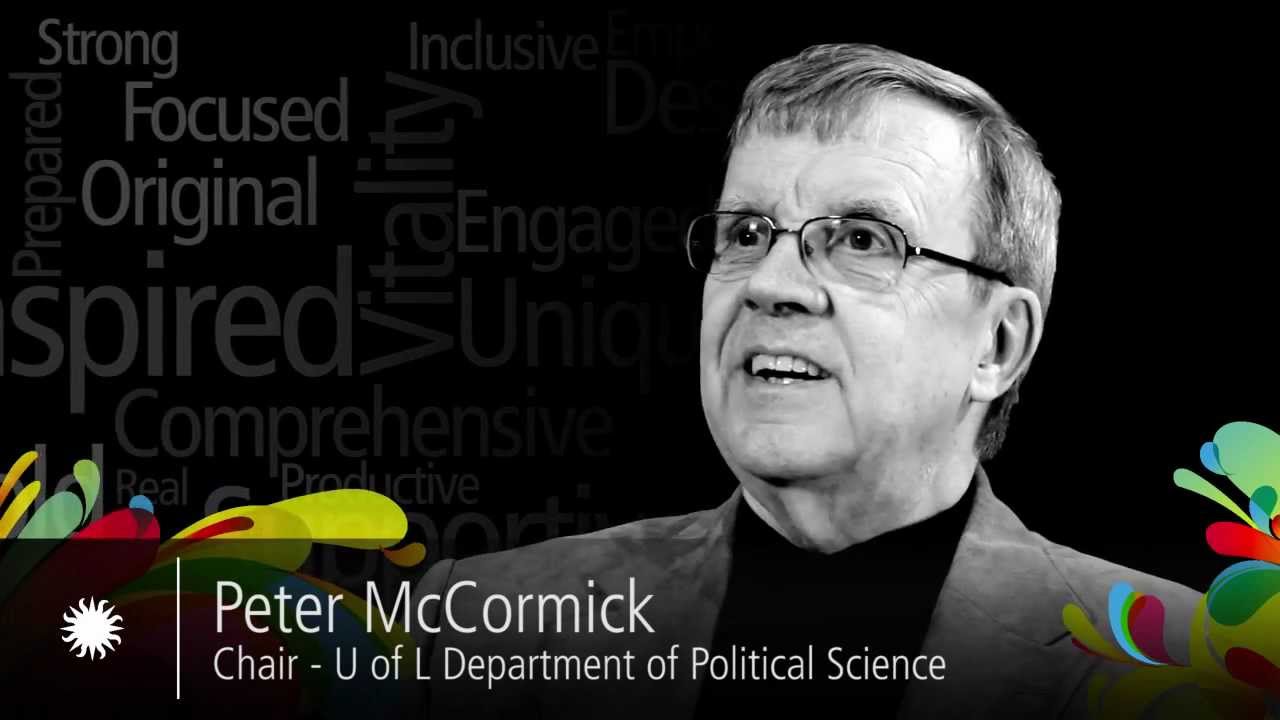 U of L 45th Anniversary - Dr. Peter McCormick (Episode 16) - YouTube