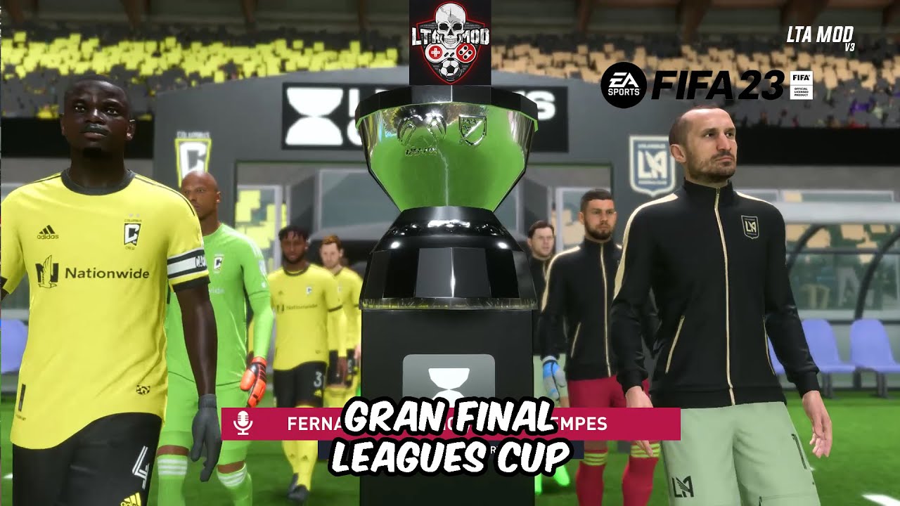 COLUMBUS CREW VS LAFC SEMIFINAL LEAGUES CUP SIMULACIÓN LTA MOD FIFA 23 ...