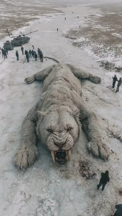 Frozen in Time: Giant Saber-Tooth Tiger Found Beneath Arctic Ice - YouTube