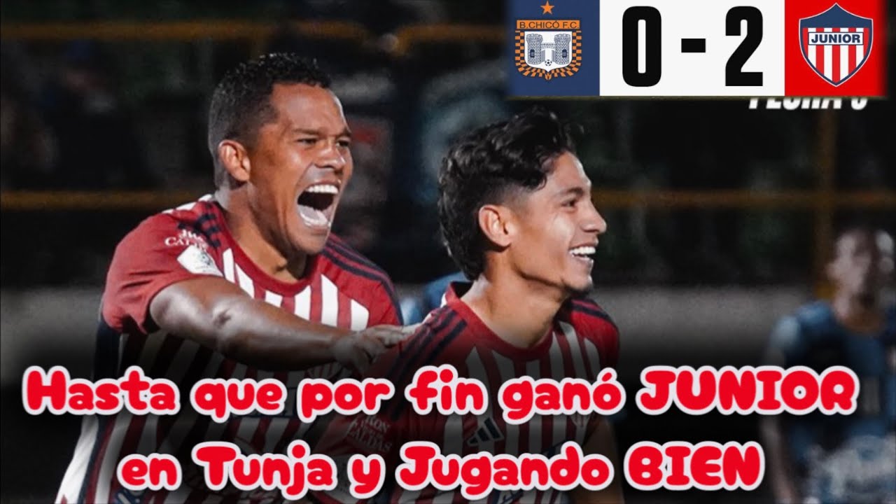 Chicó vs Junior | el TIBURÓN ganó en la altura jugó bien y le metió ...