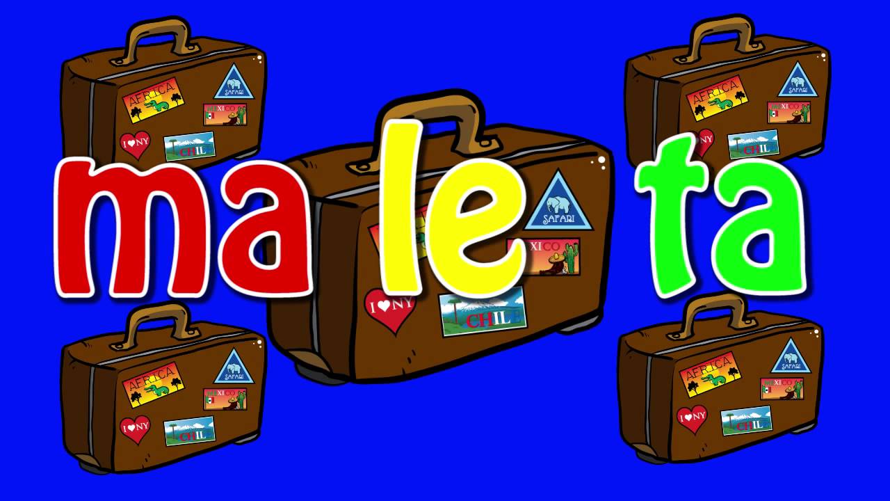La maleta (animación) Cantando Aprendo a Hablar - YouTube