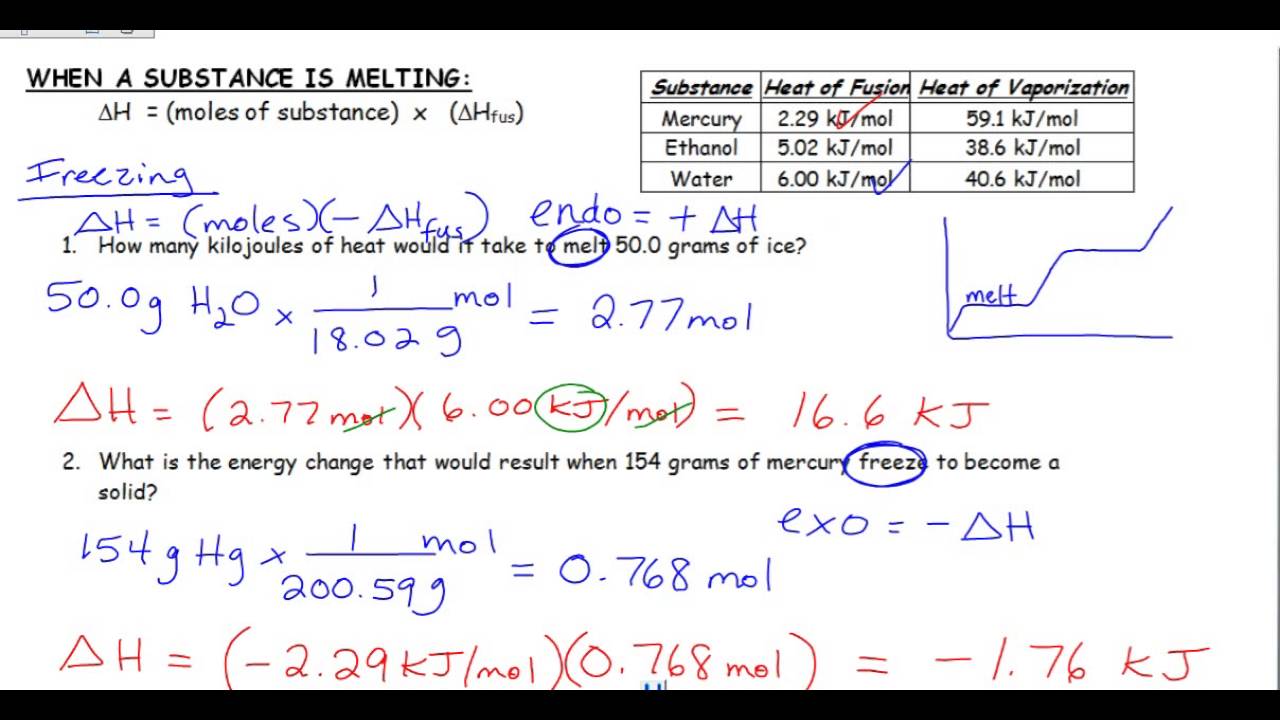 Practice with Thermo Calculations Part 2 - YouTube