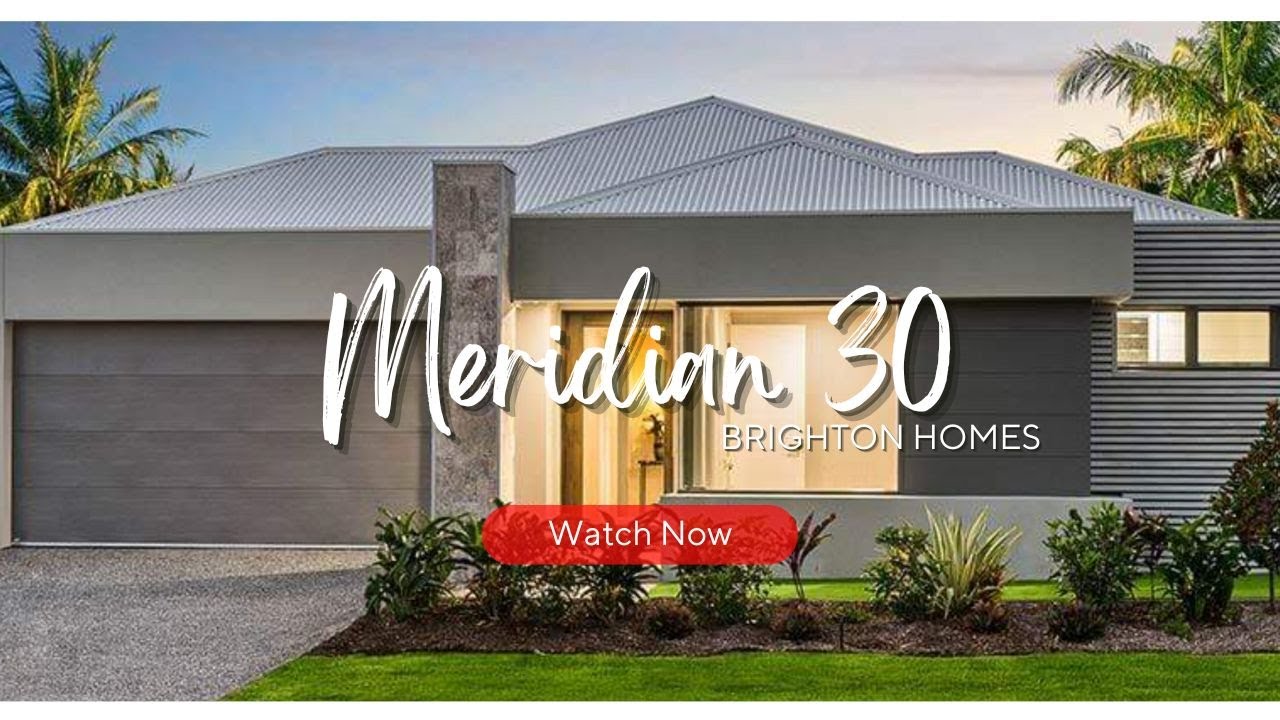 Display Home Tour: Meridian 30 // Brighton Homes - YouTube