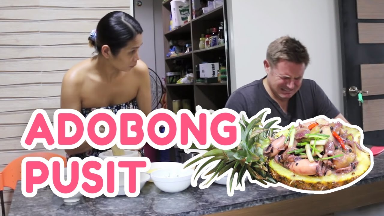 ADOBONG PUSIT (Abangan niyo yung bonggang plating!) | PokLee Cooking ...