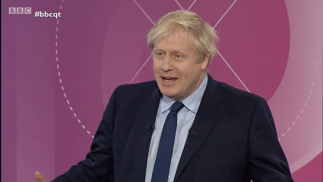 Boris Johnson Laughed at on BBC Question Time - Leadership Debate 2019 ...