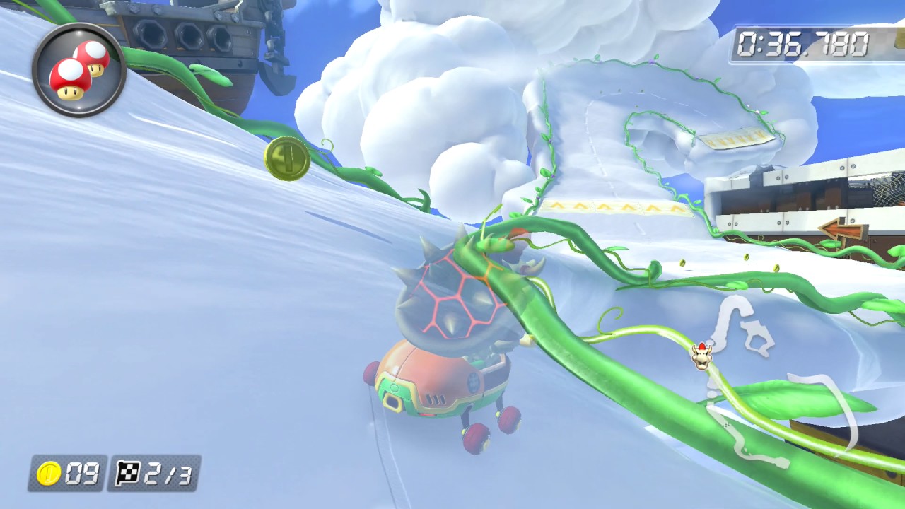 Cloudtop Cruise [200cc] - 1:31.945 - Joe's (Mario Kart 8 Deluxe World ...