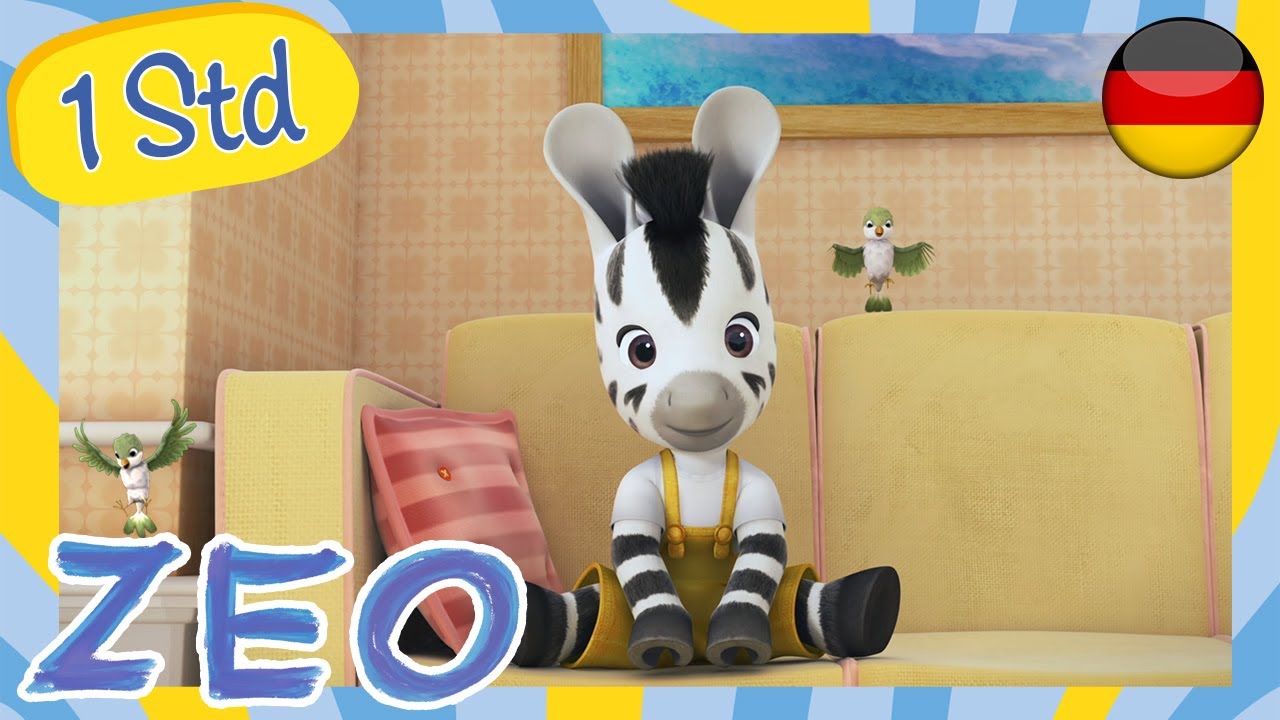 1 Stunde Zeo auf Deutsch 🦓 Staffeln 1 GANZE EPISODEN 👀 süße Cartoons ...