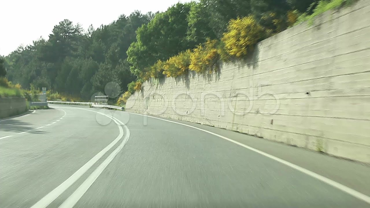 Driving On Highway - Timelapse. Stock Footage - YouTube