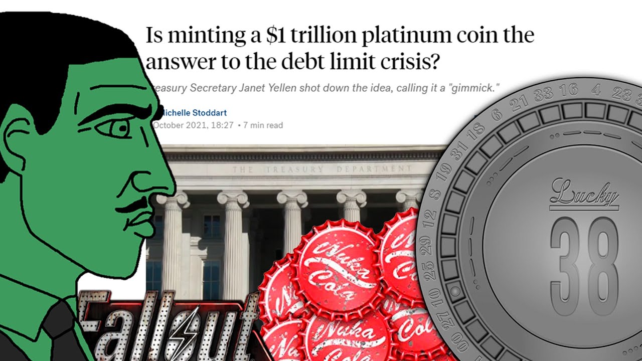 New Vegas Platinum Chip in real life? US in debt - YouTube