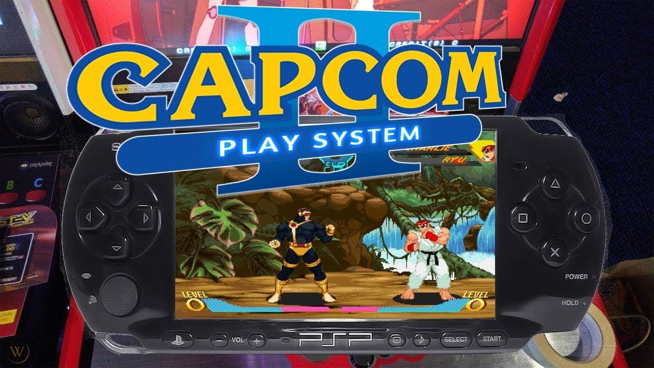 DISFRUTA en tu PSP DE ARCADES CAPCOM CON CPSII... - YouTube