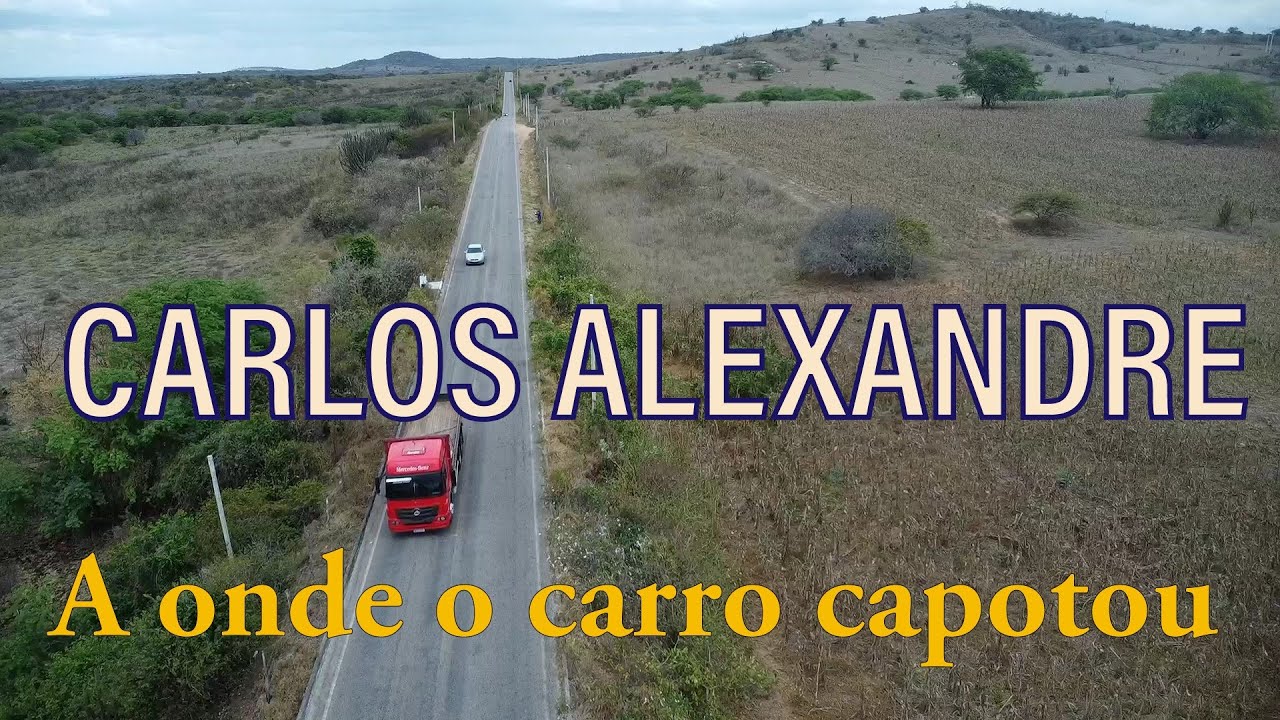 Imagem aérea do local do acidente com o cantor Carlos Alexandre - YouTube