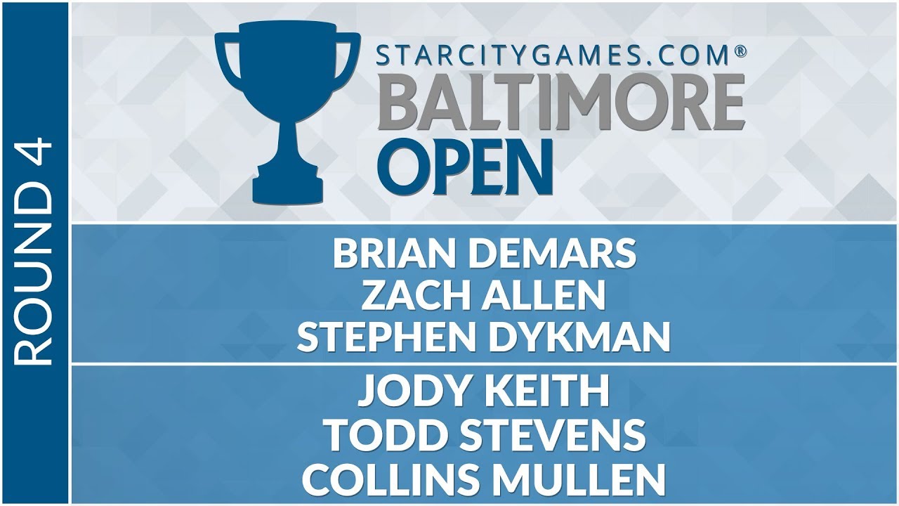 SCGBALT - Round 4 - DeMars, Allen, Dykman vs Keith, Stevens, Mullen ...