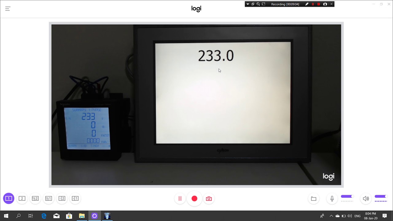 Cimon HMI Connected to PM800 via Modbus RTU and transfer data by Modbus ...