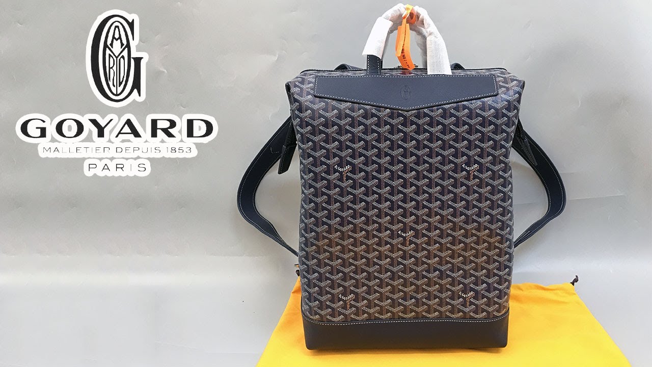 Goyard Cisalpin Backpack Navy Blue Review - YouTube