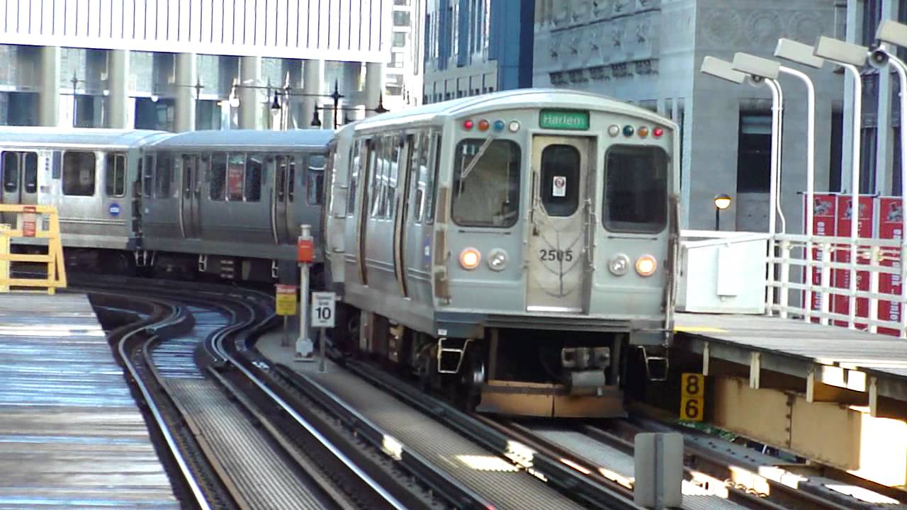 CTA Transit: MK 3200 Series "L" Orange Line & BV 2400 Series Green Line ...