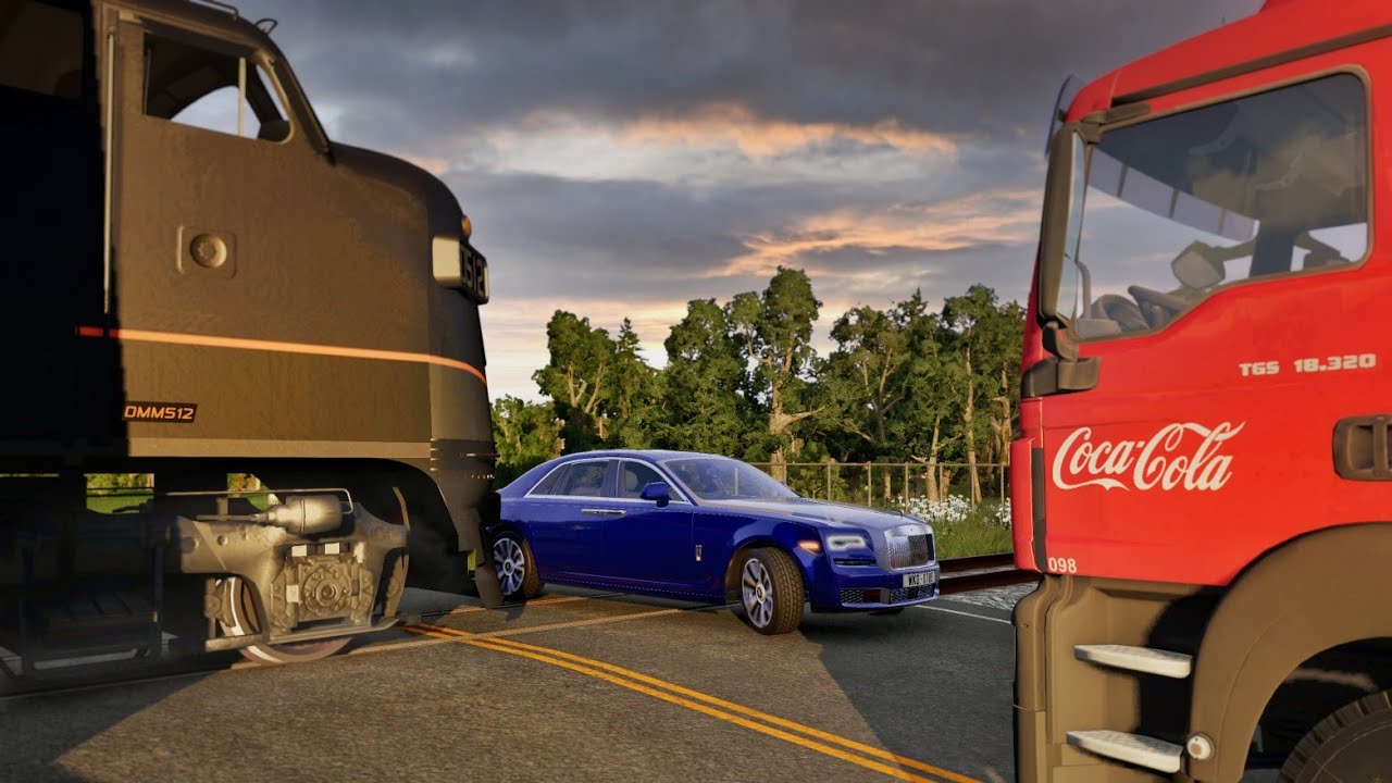 Realistic Train Crashes | BeamNG.drive - YouTube