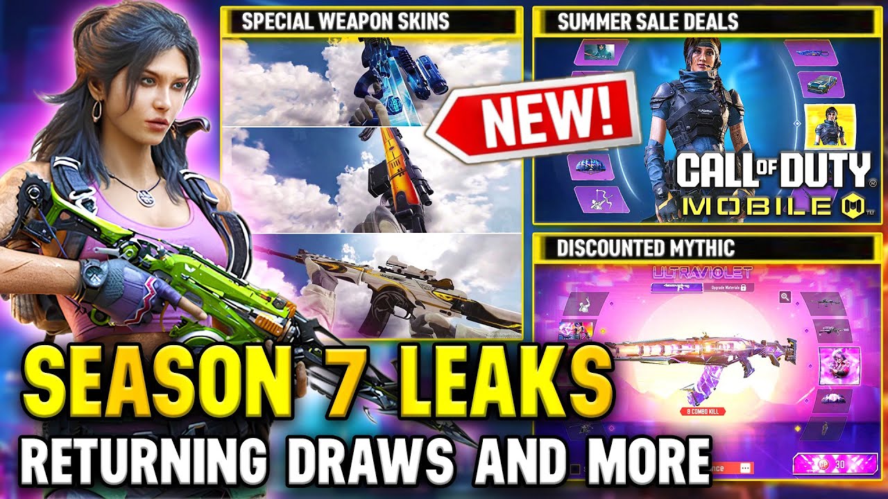 Season 7 Summer Sale | Special Skins | FREE & Paid Characters | COD ...