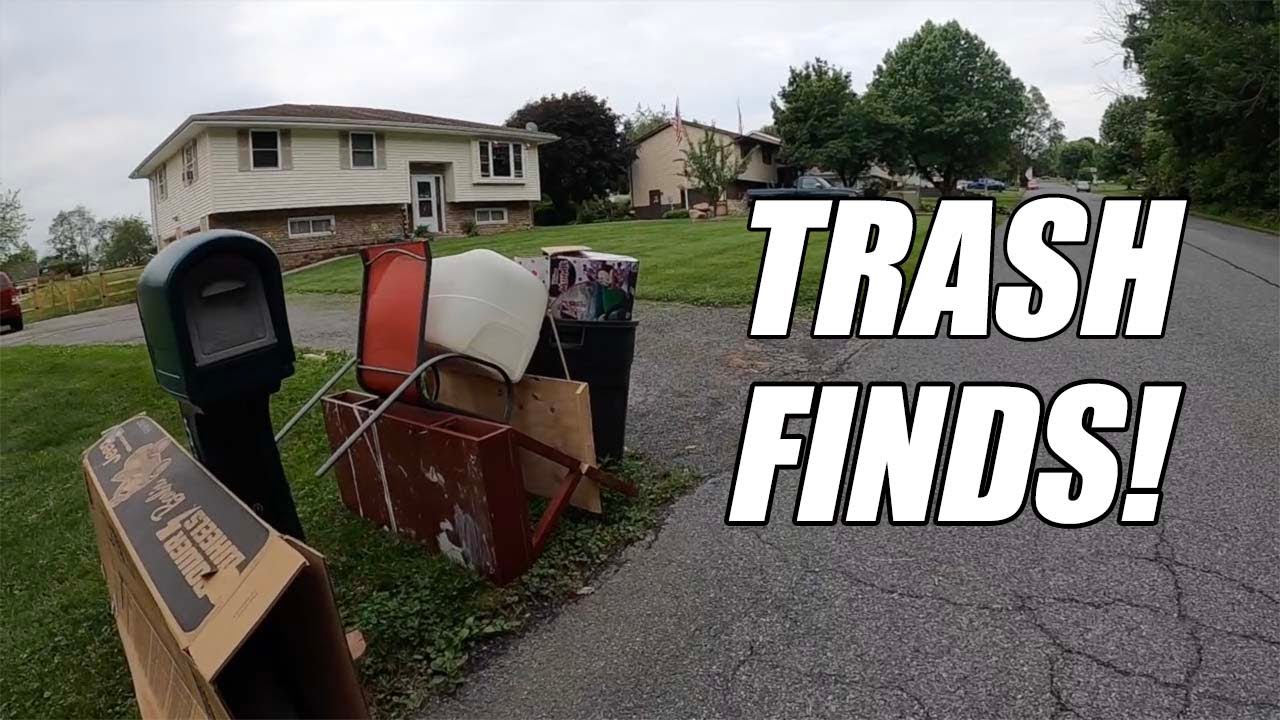 Crazy Finds Found In The Trash! Garbage Picking Ep. 447 - YouTube