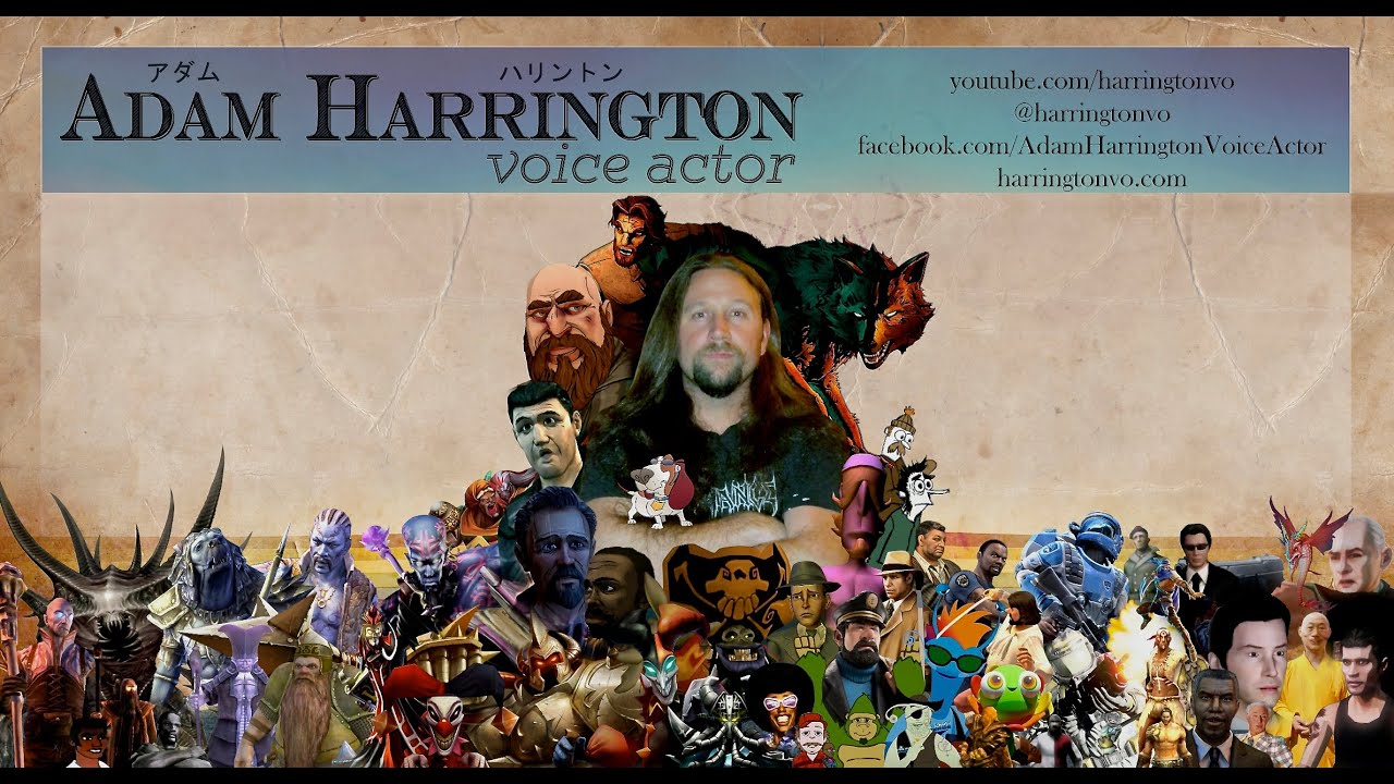 Adam Harrington 2014 Game Awards Nominee for Best Voice Acting - YouTube