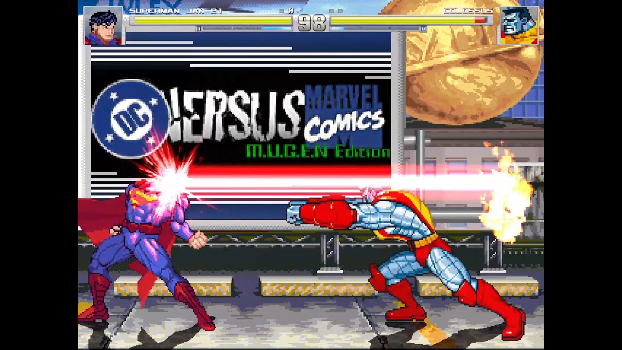 Superman(CANON) vs Colossus(AI Patched) - YouTube