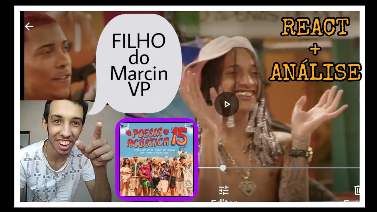 REACT - POESIA ACÚSTICA 15 (ATÉ A A ZZY FICOU ROMÂNTICA) pix: (33 ...