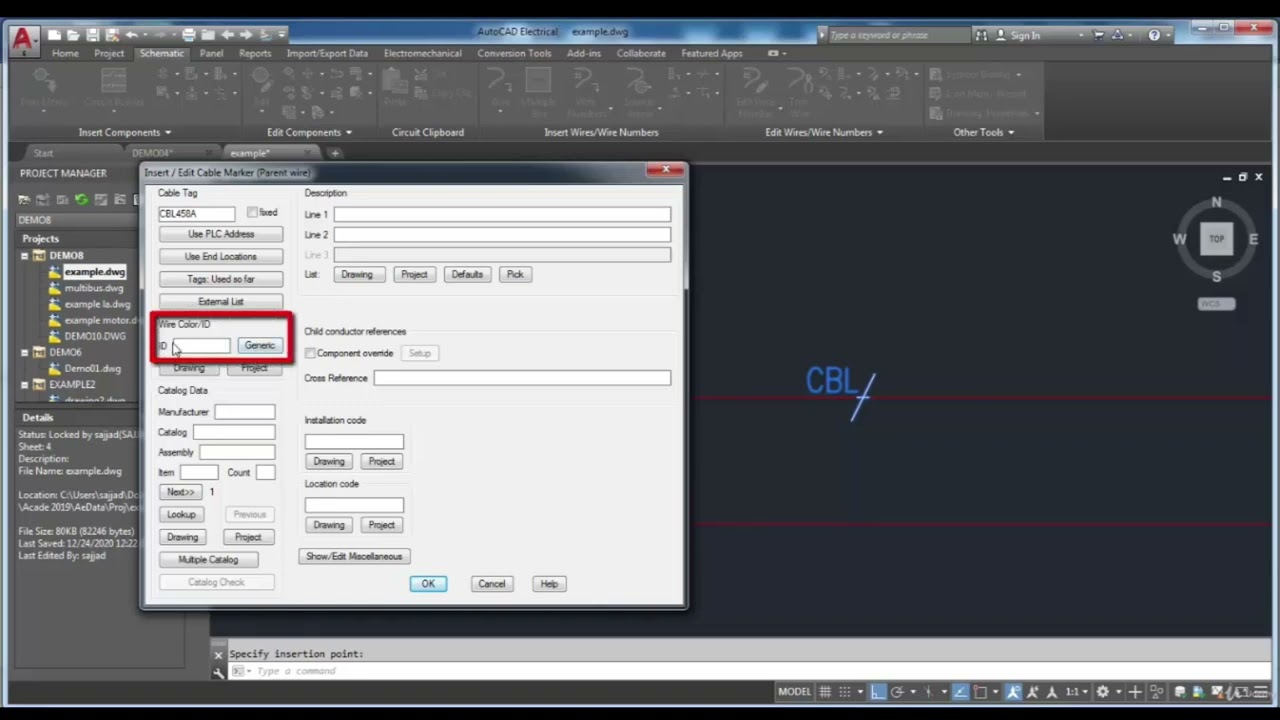 15. Cable Markers in AutoCAD Electrical - YouTube
