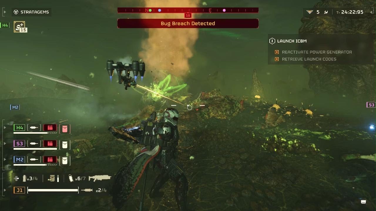HELLDIVERS 2 Goofy bug - YouTube