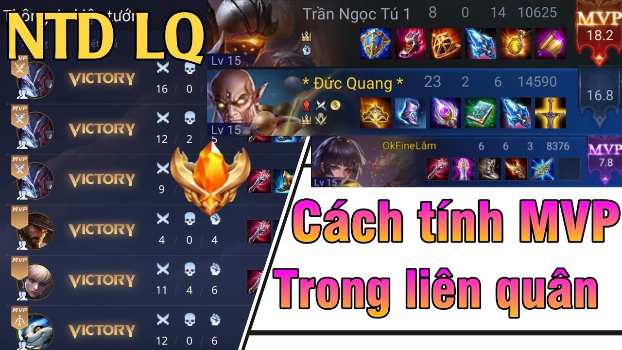 Cẩm nang liên quân #3: Cách tính điểm MVP trong liên quân mobile cực dễ ...