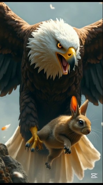Bald Eagle Vs Rabbit. - YouTube