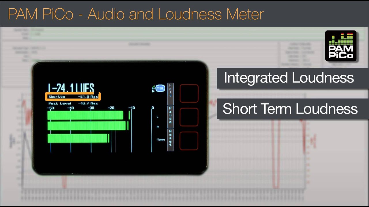 Compact Audio and Loudness Metering with TSL Products' PAM PiCo - YouTube